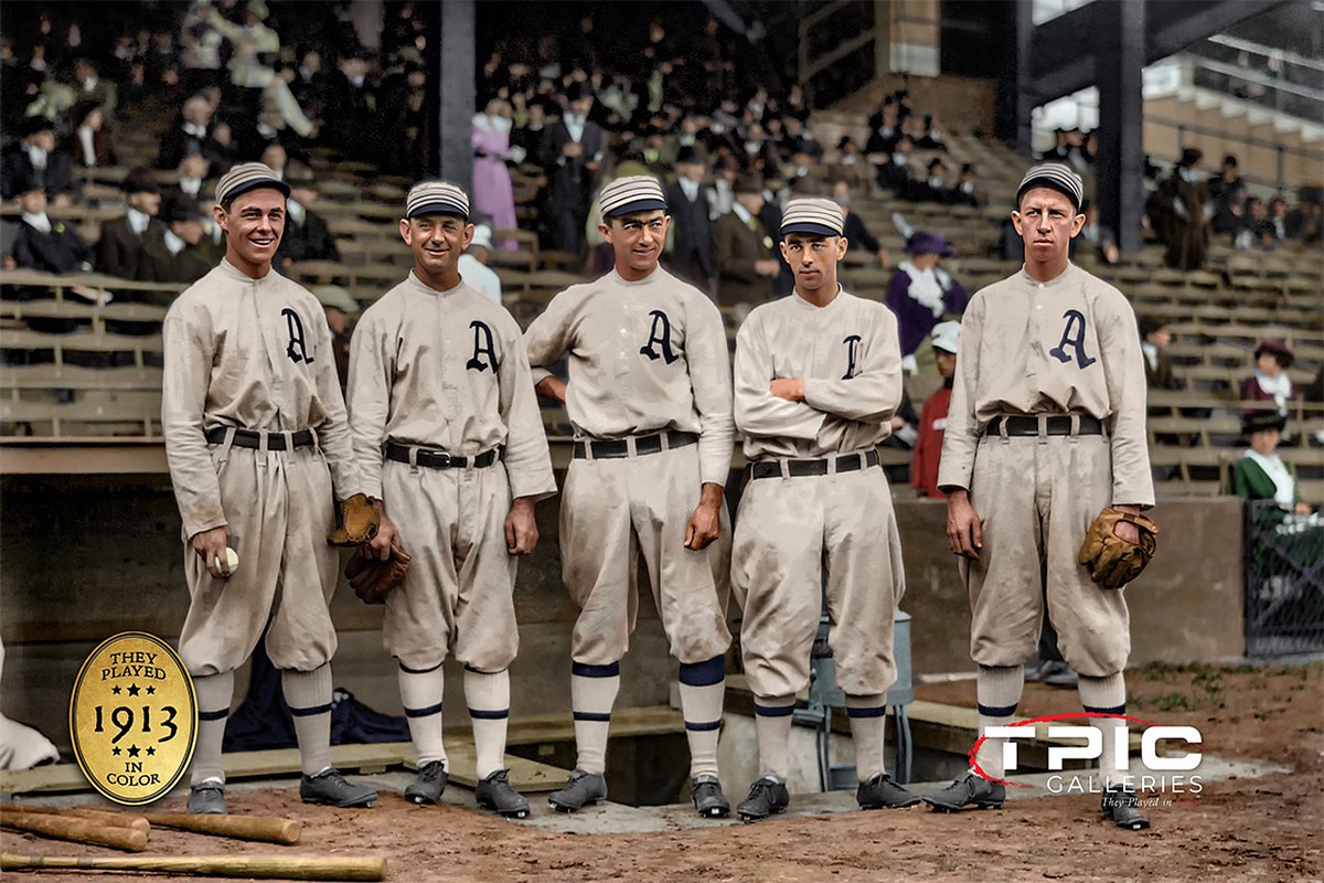 The Famed "$100,000 Infield" - Philadelphia Athletics (1913)